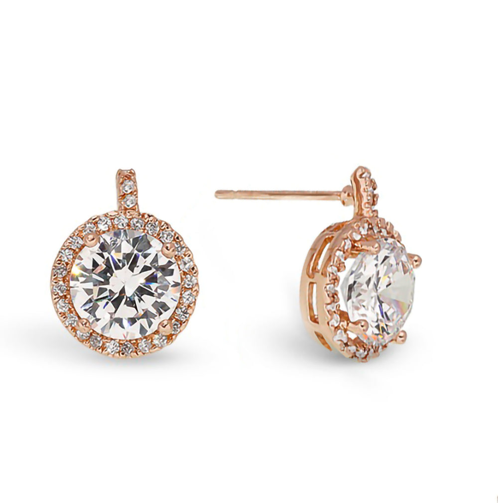 Heritage Earrings - 18k Gold Plated - Crystal | Pica LeLa Jewellery ...