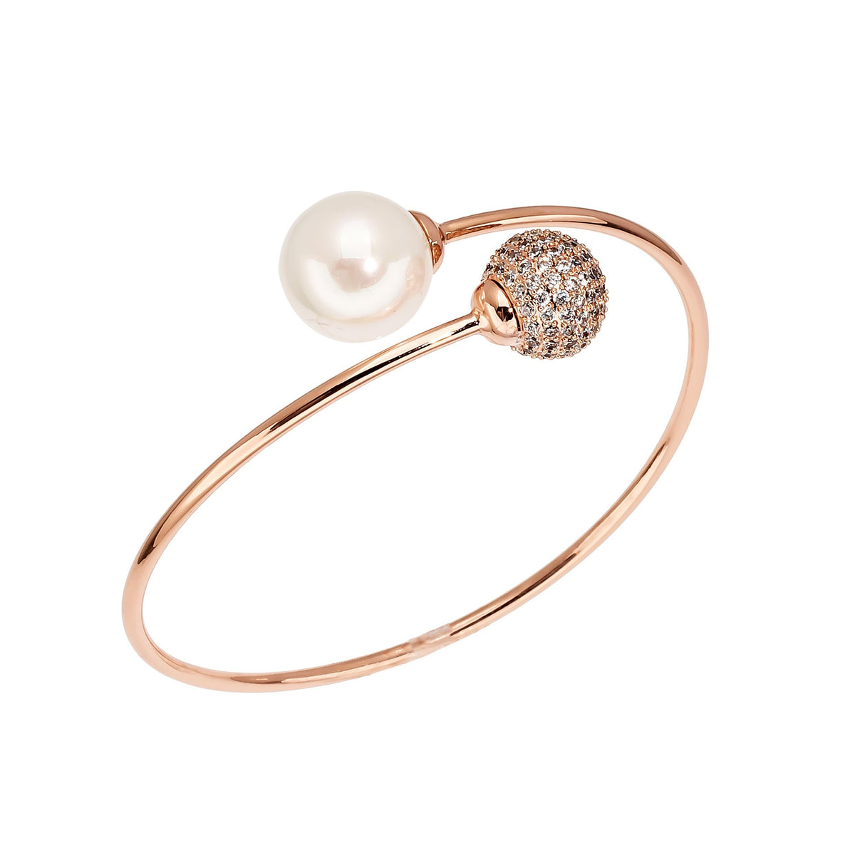 Cinderella Bangle - 18k Gold Plated - Crystal | Pica LeLa Jewellery ...